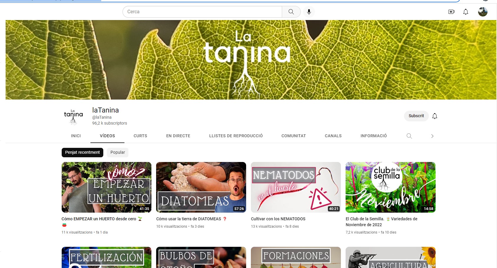 LA TANINA, UNA BUENA RECOMENDACIÓN